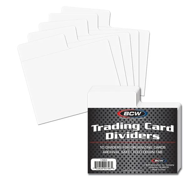 BCW Trading Card Dividers - Horizontal – BAM Cards