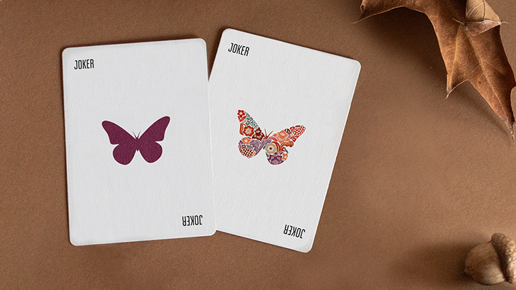 Butterfly Seasons Marked Playing Cards (Fall) – BAM Cards