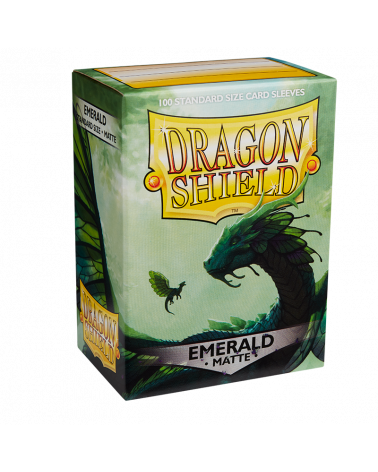 Dragon Shields: (100) Matte Emerald – BAM Cards